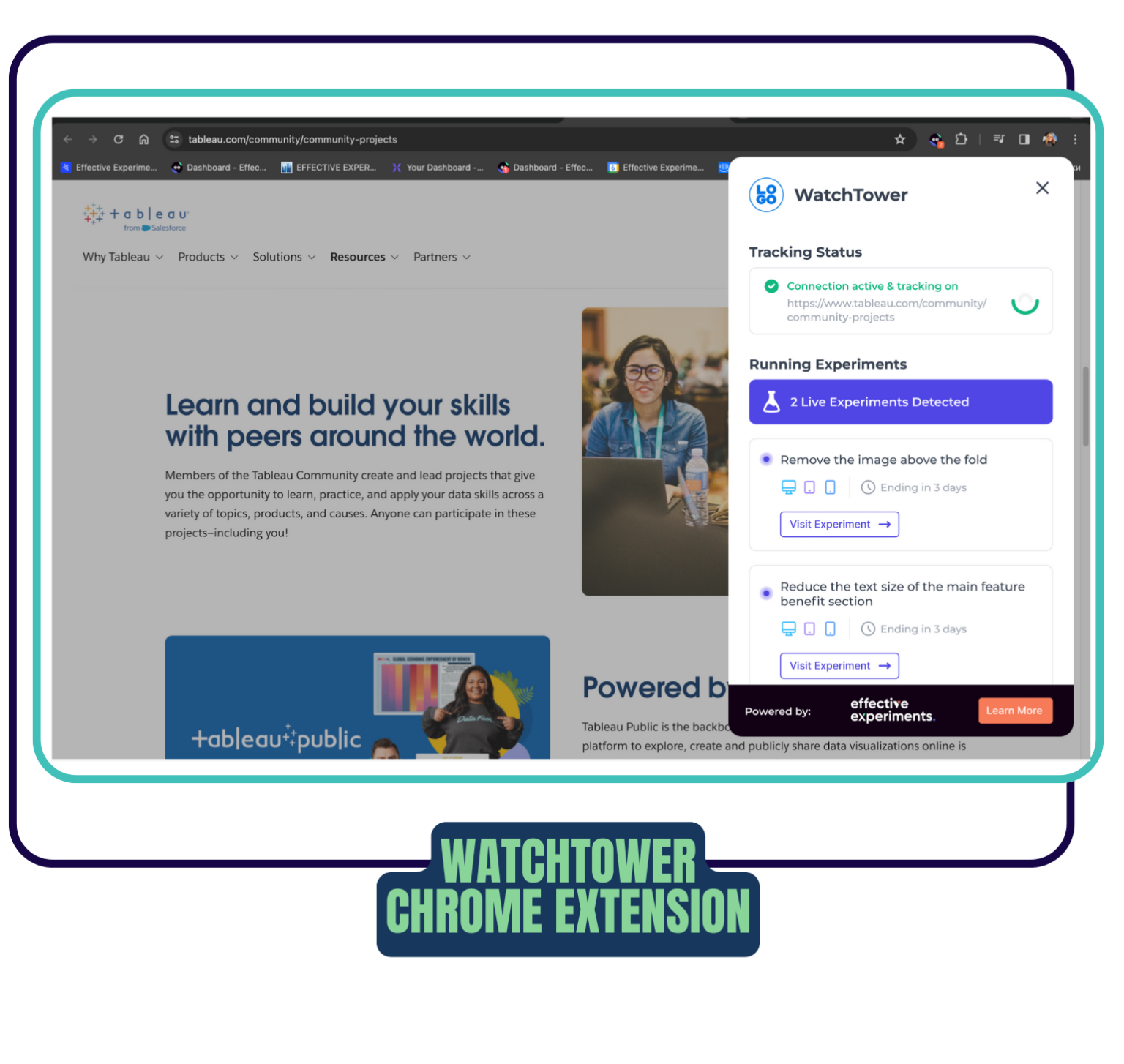 Effective Experiments Announces WatchTower - Chrome Extension